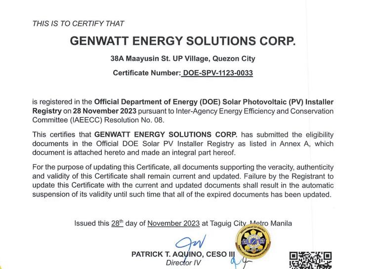 Solar Experts - GenWATT