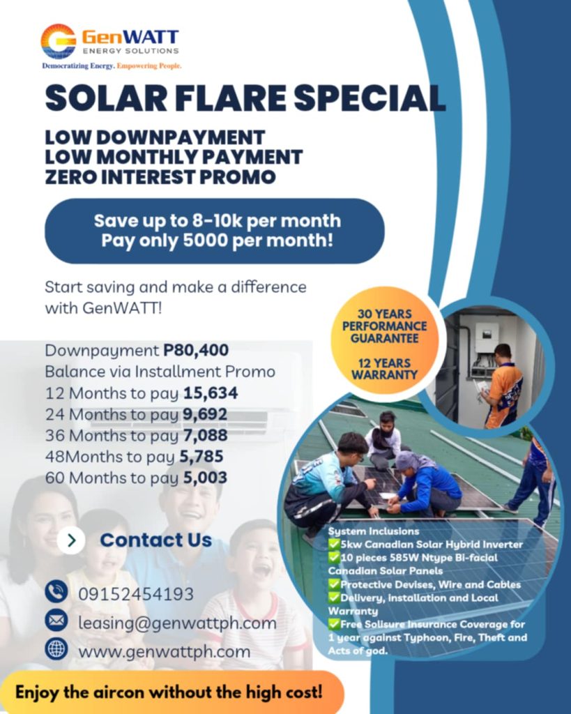 Rent-To-Own Solar Program - GenWATT